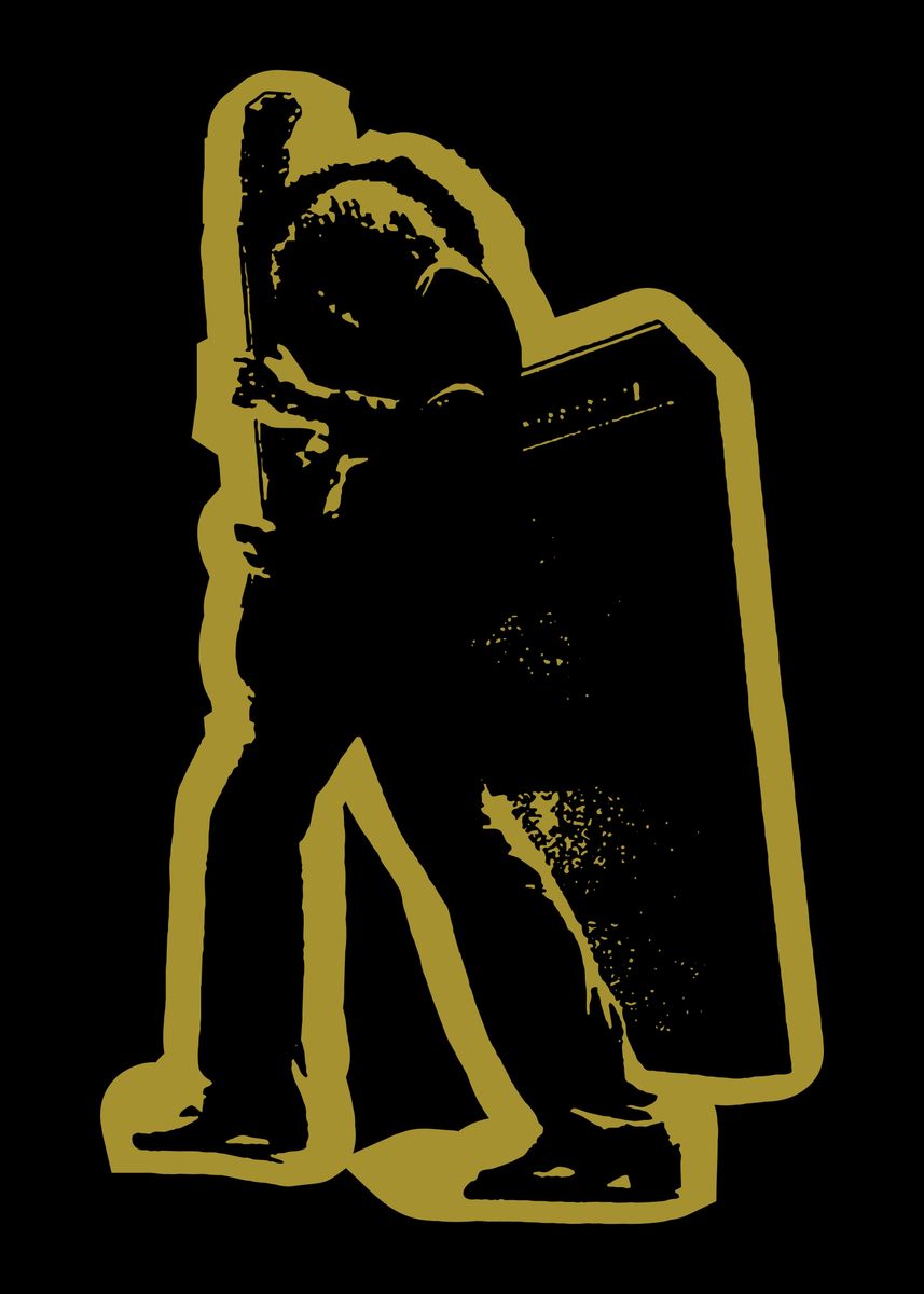 'glam rock' Poster, picture, metal print, paint by supergaff | Displate