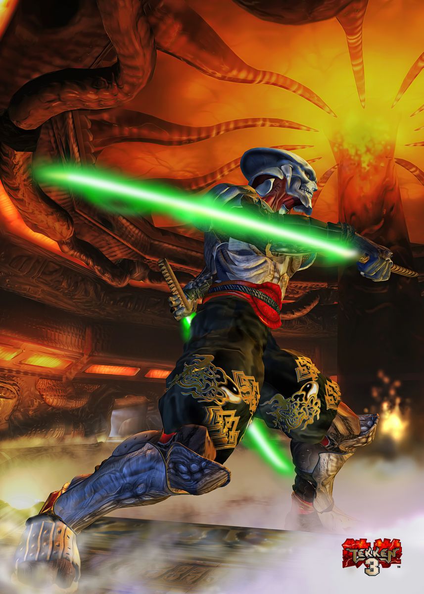 'TEKKEN 3 Yoshimitsu' Poster, picture, metal print, paint by TEKKEN ...