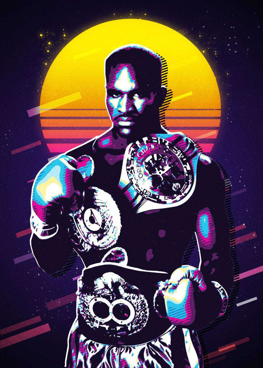 'Evander Holyfield' Poster, picture, metal print, paint by Le Duc Hiep ...