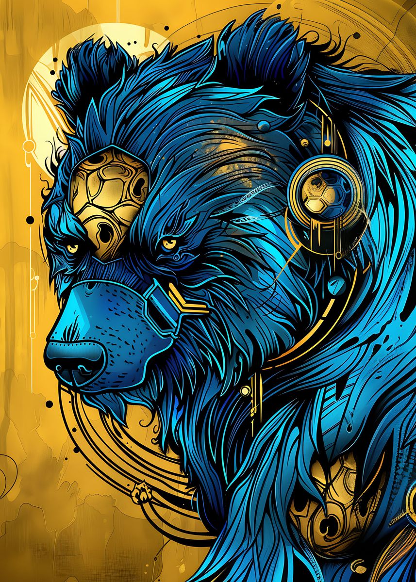 'Iconic Cerberus' Poster, picture, metal print, paint by Adam Brooq ...