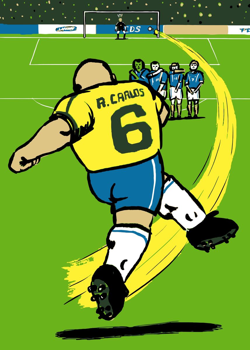 'Roberto Carlos' Poster, picture, metal print, paint by William Wallace ...