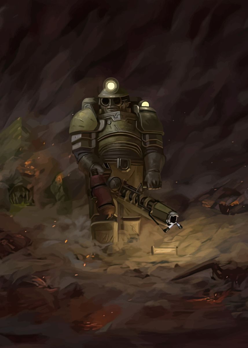 'Hell Divers' Poster, picture, metal print, paint by MYKIDOARTWORK ...