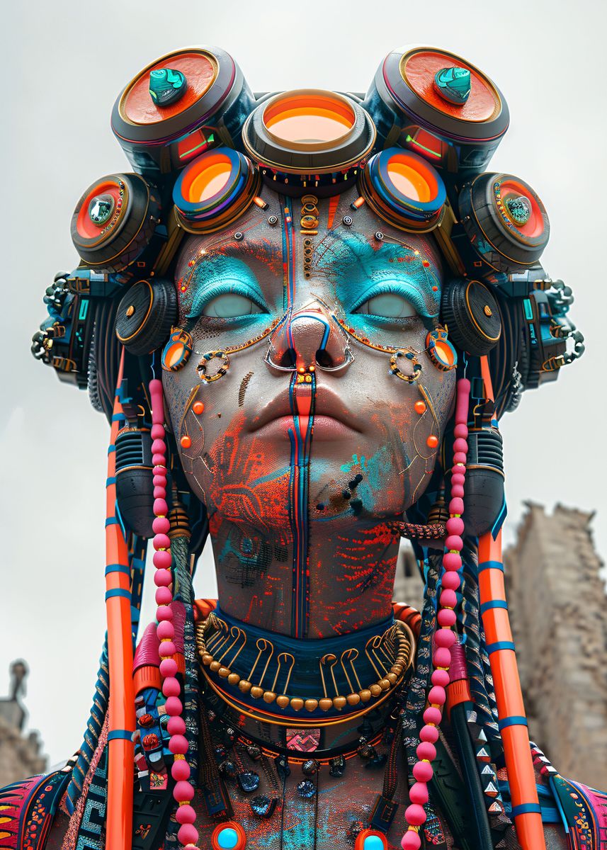'Cybernetic Cyborg' Poster, picture, metal print, paint by Angel ...