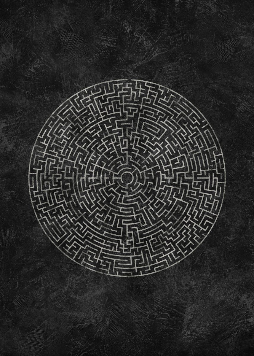 'The Circular Journey' Poster, picture, metal print, paint by Ema ...