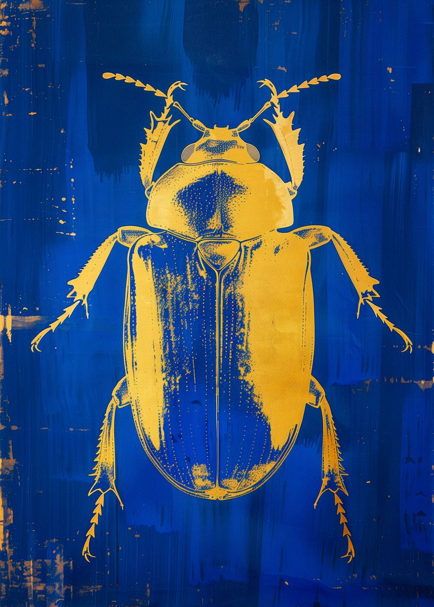 'The Beetles' Poster, picture, metal print, paint by The creative Hub ...