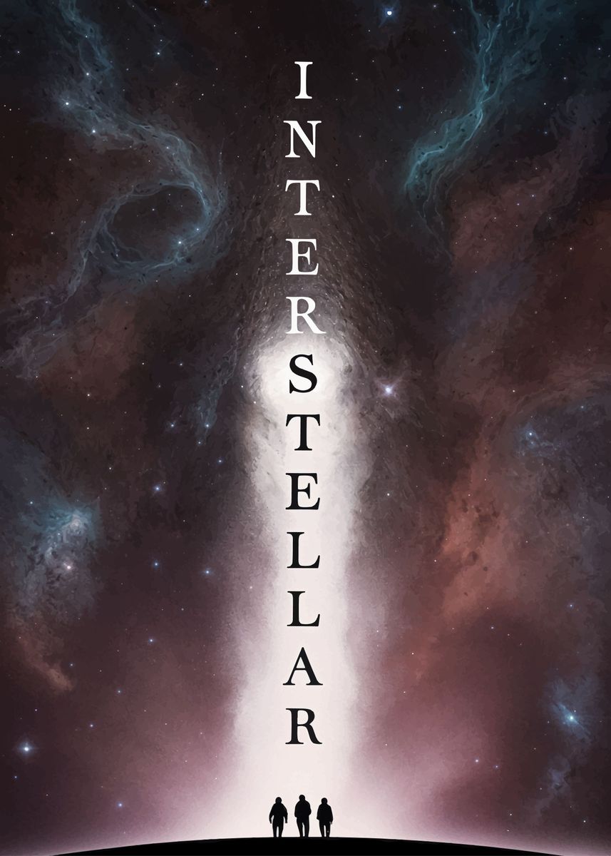 'Interstellar minimalist ' Poster, picture, metal print, paint by gago ...