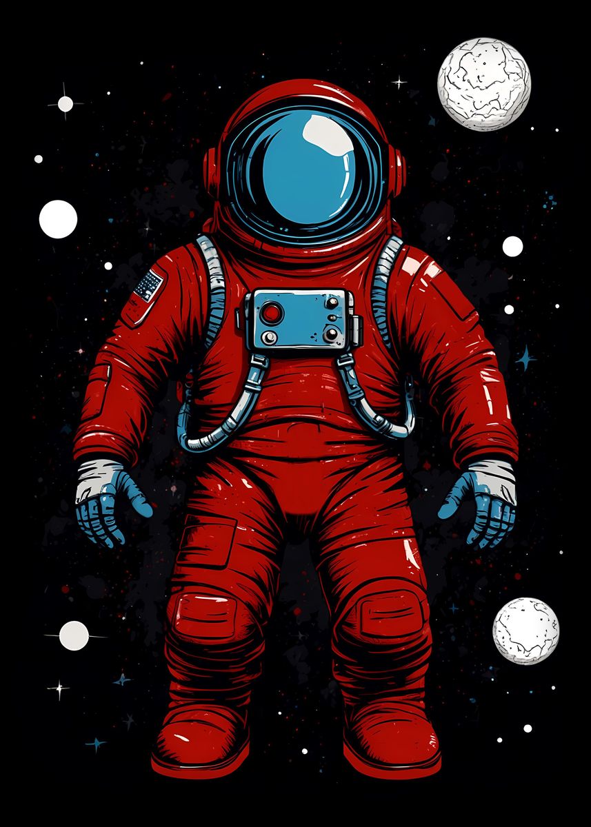 'Space Void Wanderers' Poster, picture, metal print, paint by Shamoon Ibrahim Rasheed | Displate