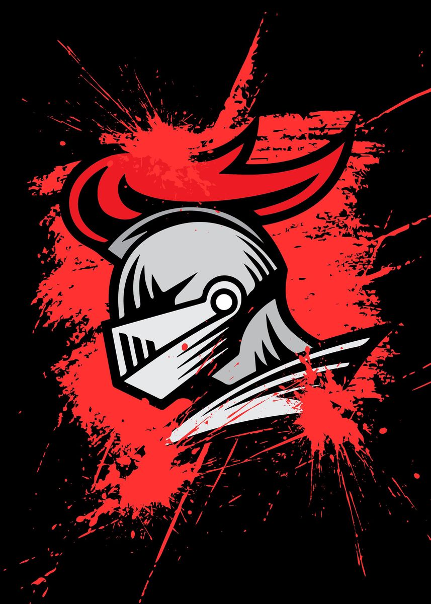 'Crimson Valor' Poster, picture, metal print, paint by ANDRE MCKAY ...
