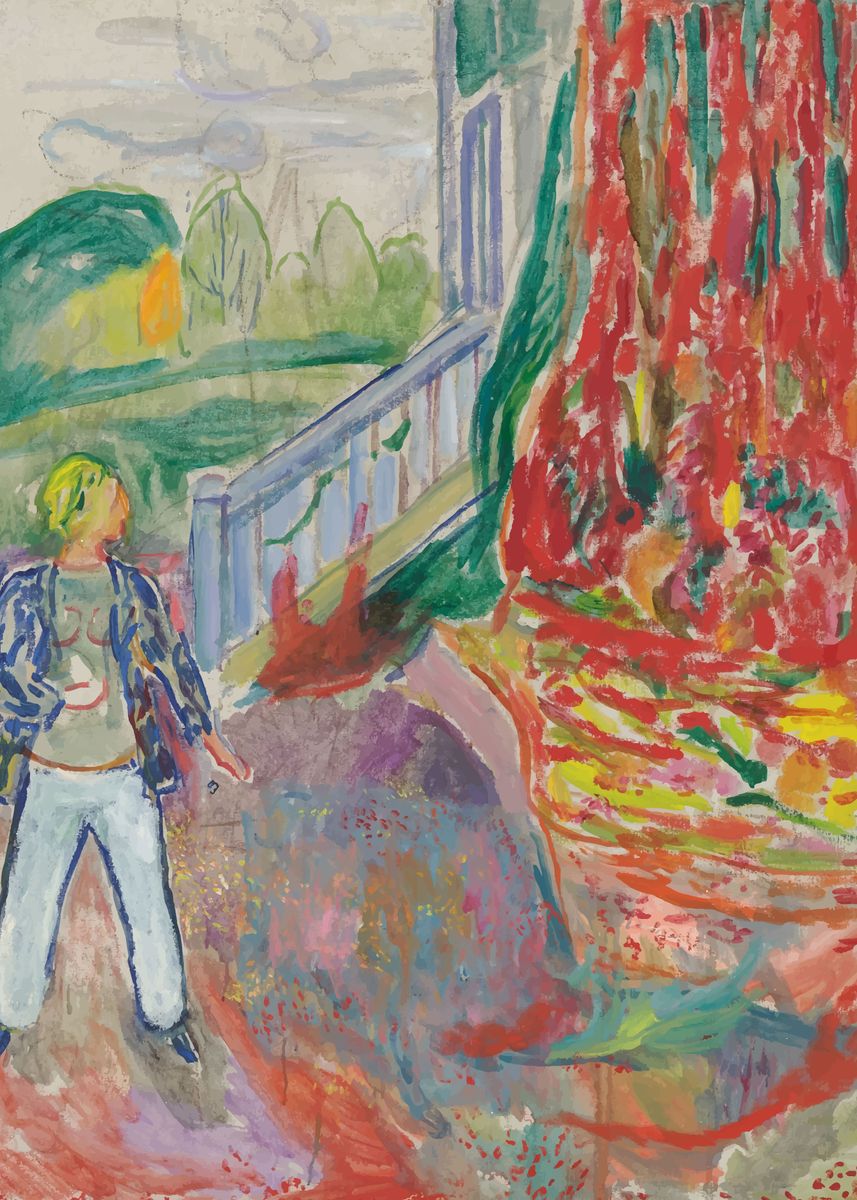 'Edward Munch' Poster, picture, metal print, paint by ArtGallery | Displate