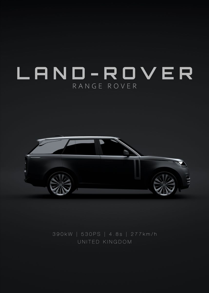 '2022Land Rover Range Rover' Poster, picture, metal print, paint by 21 ...