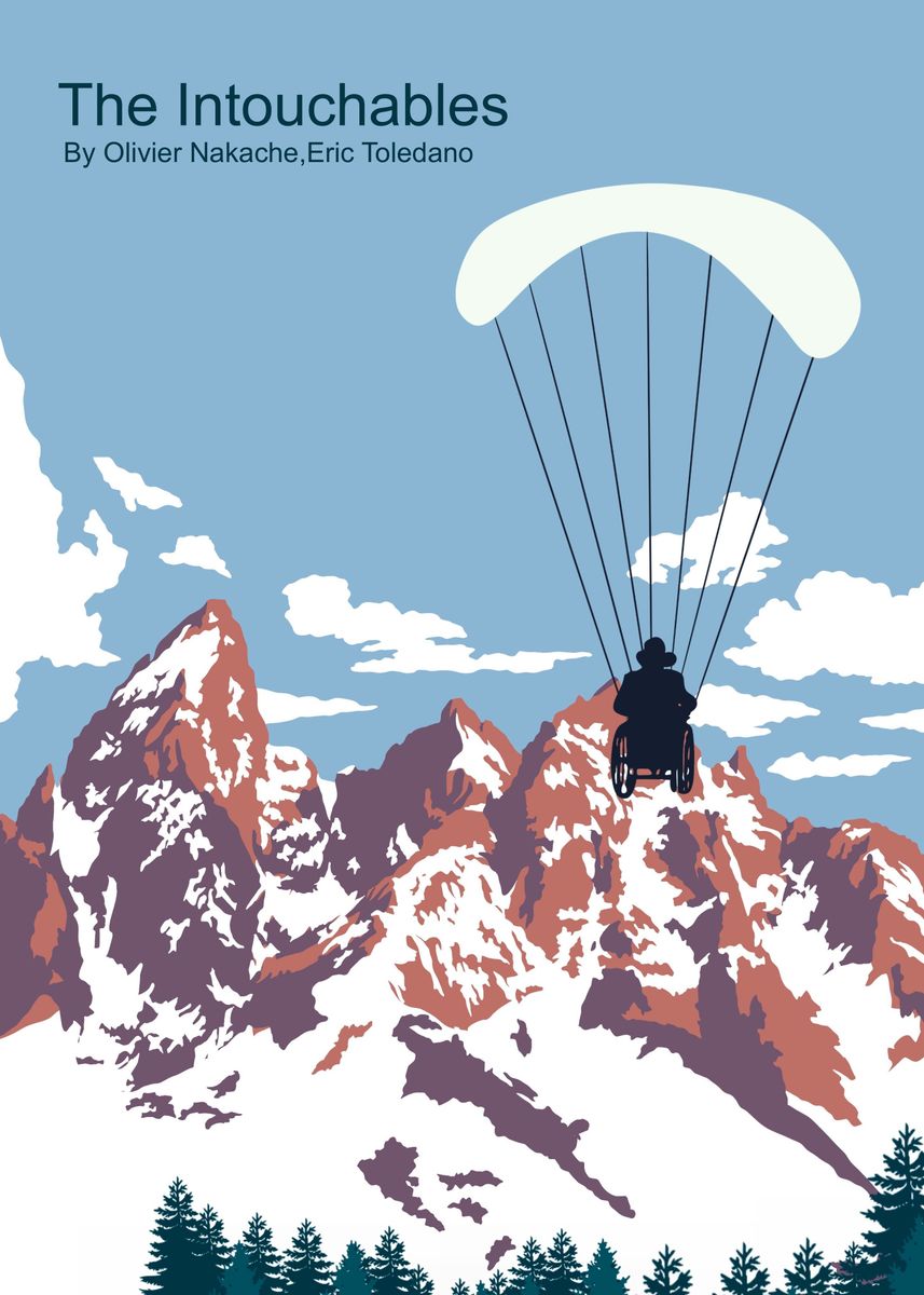 'The Intouchables' Poster, picture, metal print, paint by fay list.art ...