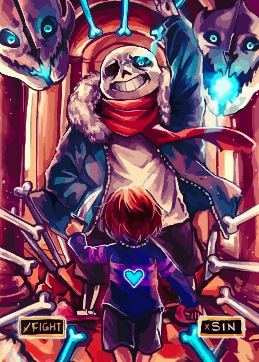'Undertale' Poster, picture, metal print, paint by GeGeGe 11 | Displate
