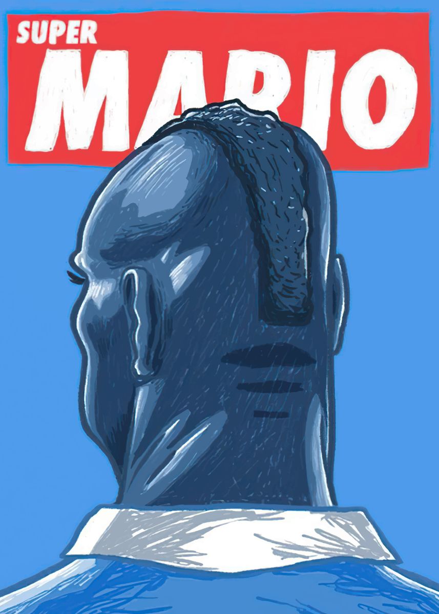 'super mario football' Poster, picture, metal print, paint by lastd ...