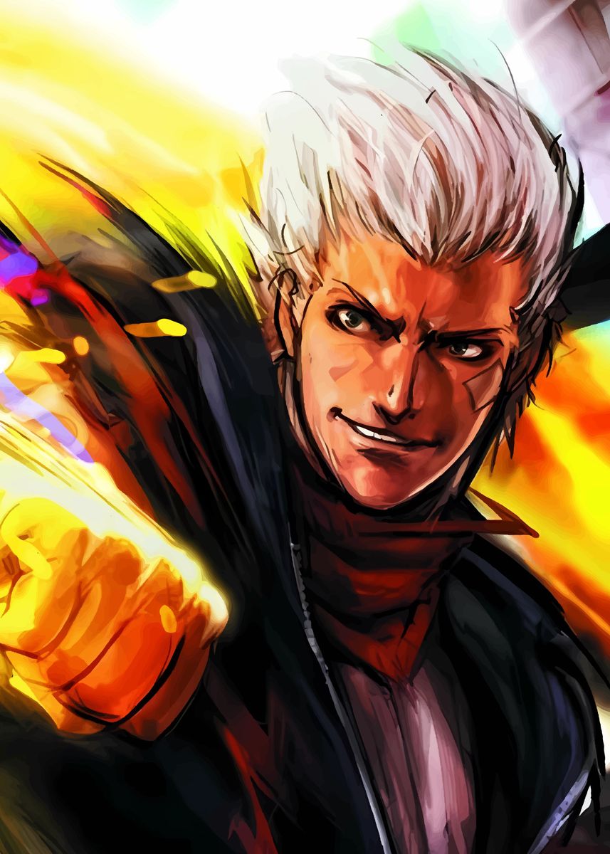 'God Hand Game' Poster, picture, metal print, paint by Chirohy | Displate