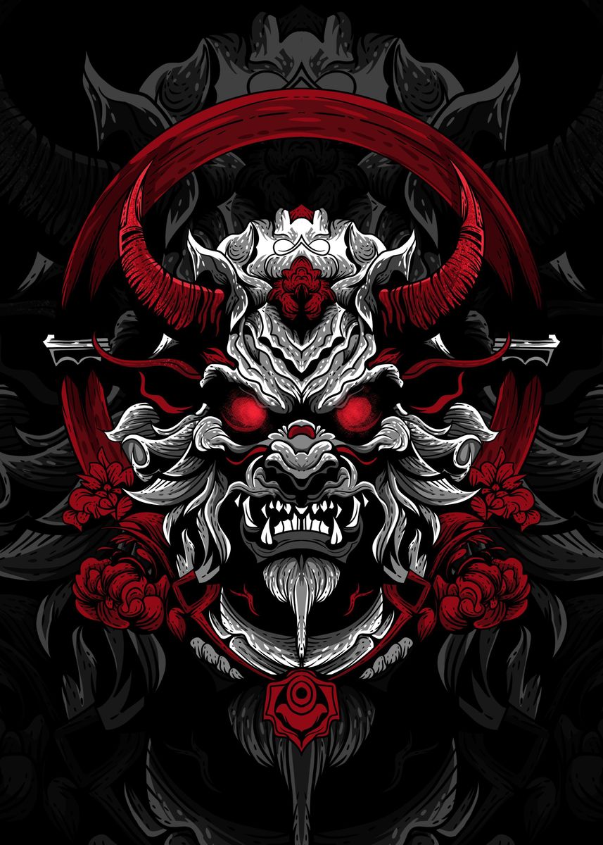 'Japanese art style' Poster, picture, metal print, paint by Dedew ...