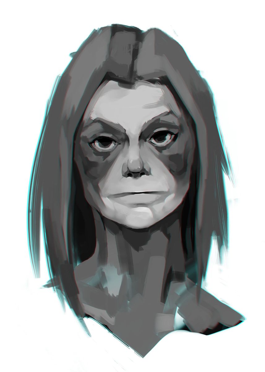 'Loab the first AI cryptid' Poster, picture, metal print, paint by ...