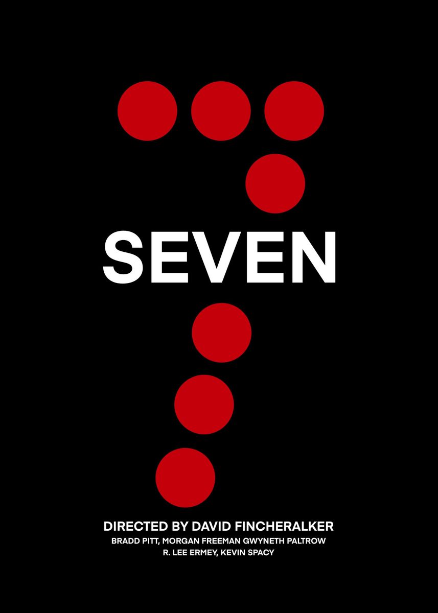 'Seven' Poster, picture, metal print, paint by fay list.art | Displate