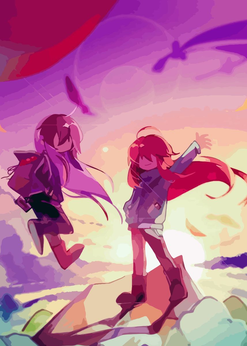 'Celeste' Poster, picture, metal print, paint by SASKIA NAOMI | Displate