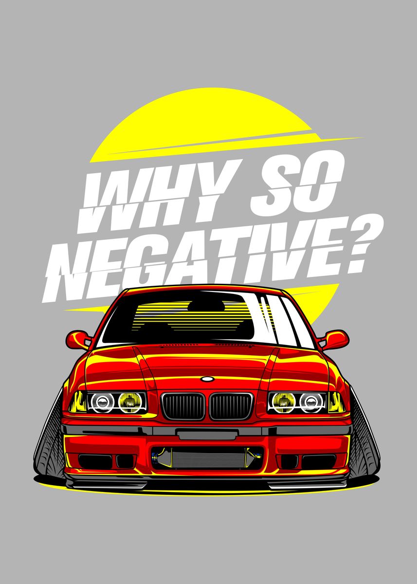 'negative car' Poster, picture, metal print, paint by Gab Fernando ...