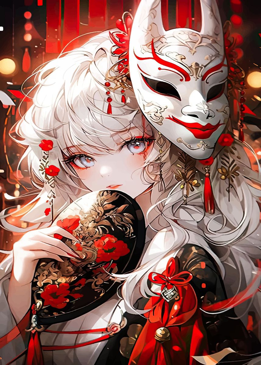 'cute anime' Poster, picture, metal print, paint by ari santoso | Displate