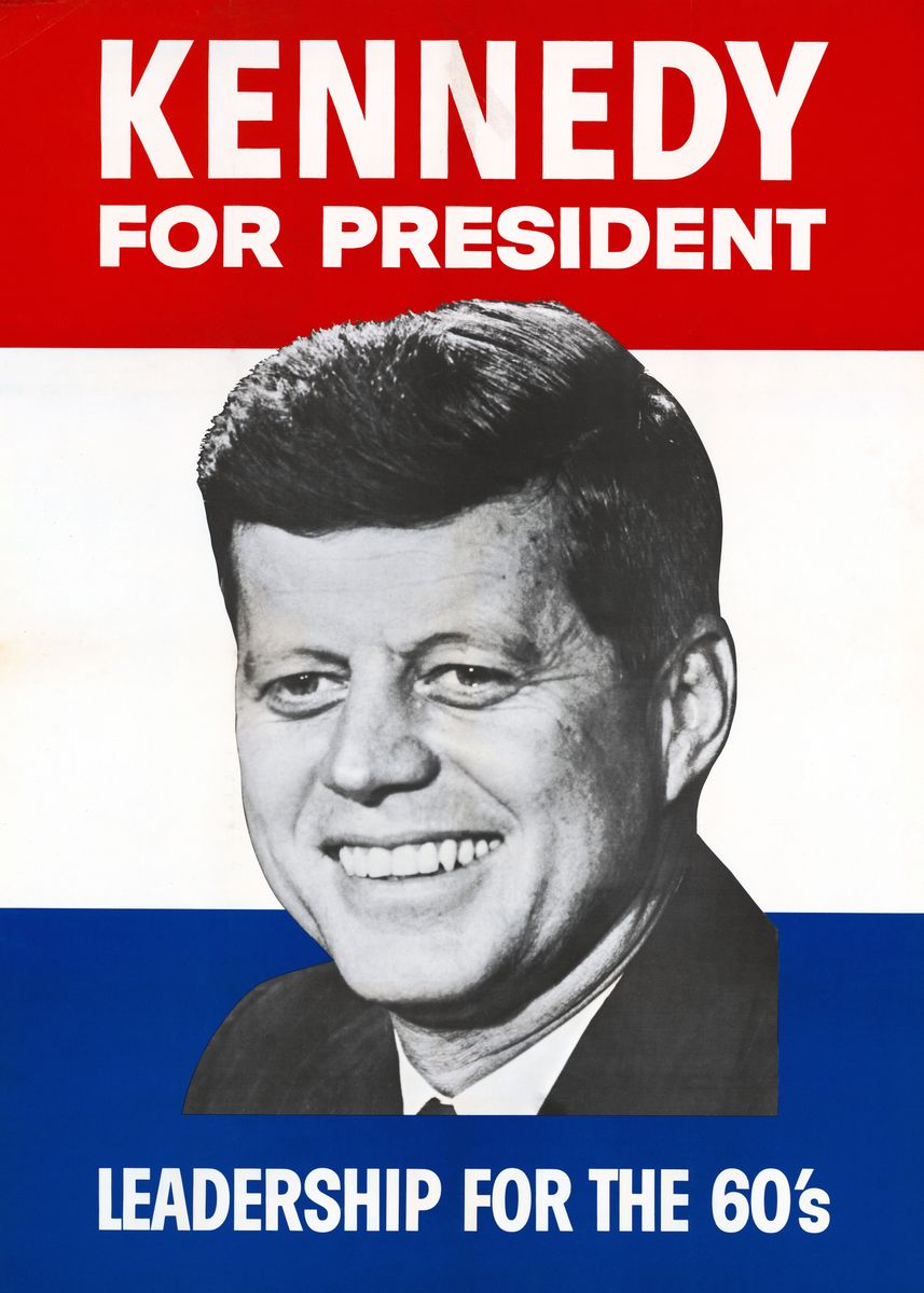 'JFK Campaign Classic' Poster, picture, metal print, paint by Steel ...