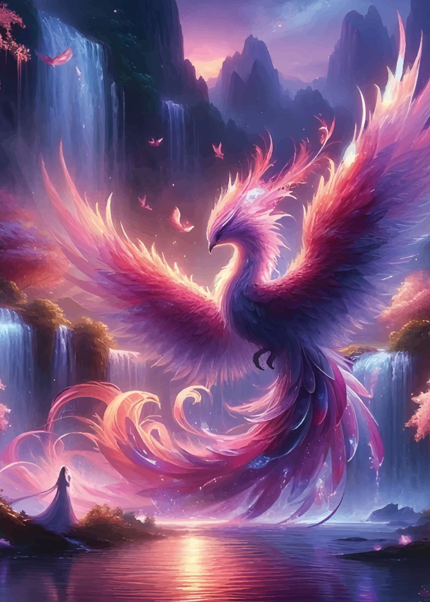 'Torii Gate Phoenix' Poster, picture, metal print, paint by zuhaib ...