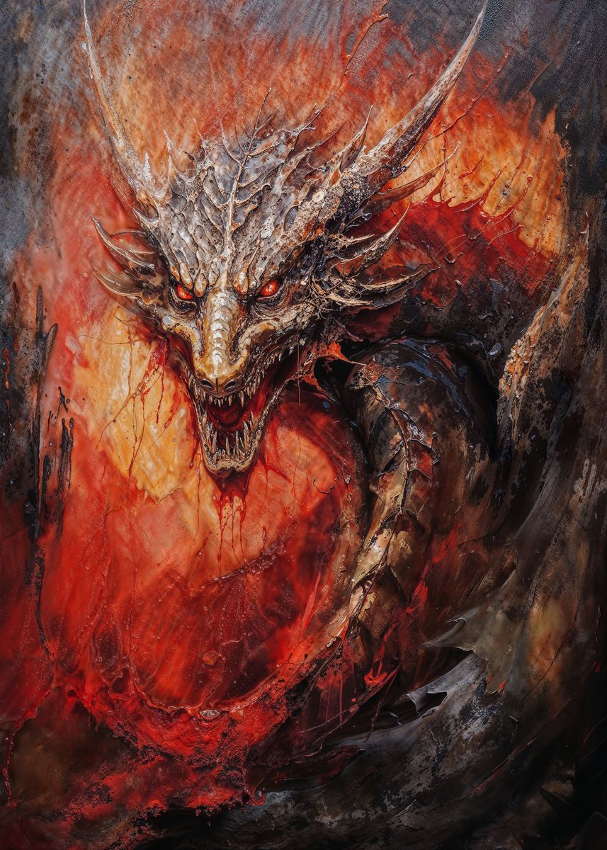 'Stormscale' Poster, picture, metal print, paint by Duty Bound ...