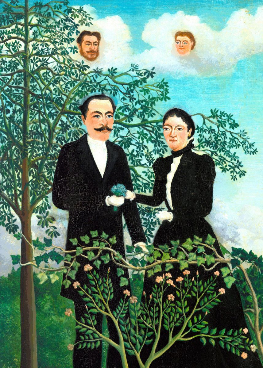 'The Past and the Present' Poster, picture, metal print, paint by ...