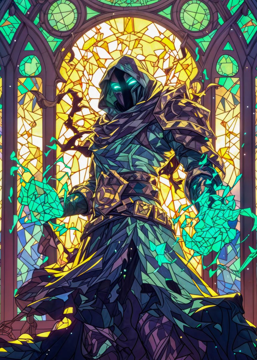 'Emerald Arcane Mage' Poster, picture, metal print, paint by Vizio ...