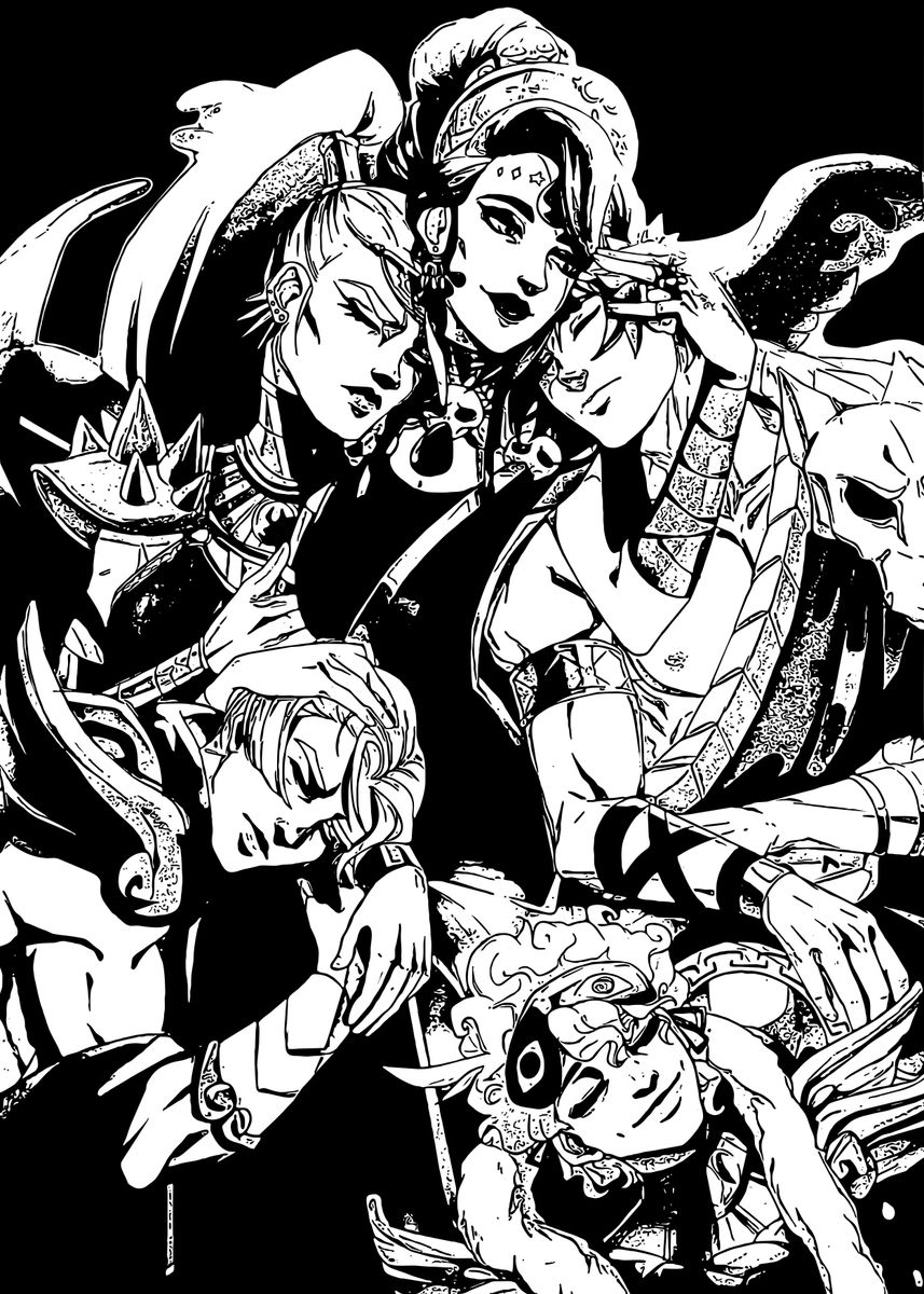 'Hades family' Poster, picture, metal print, paint by nawangza | Displate