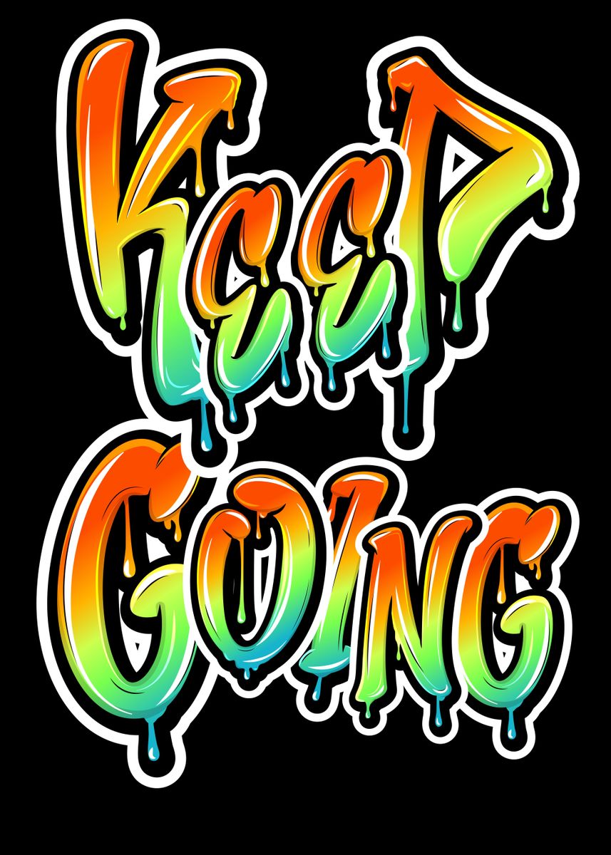 'Perseverance in spray' Poster, picture, metal print, paint by ANDRE ...