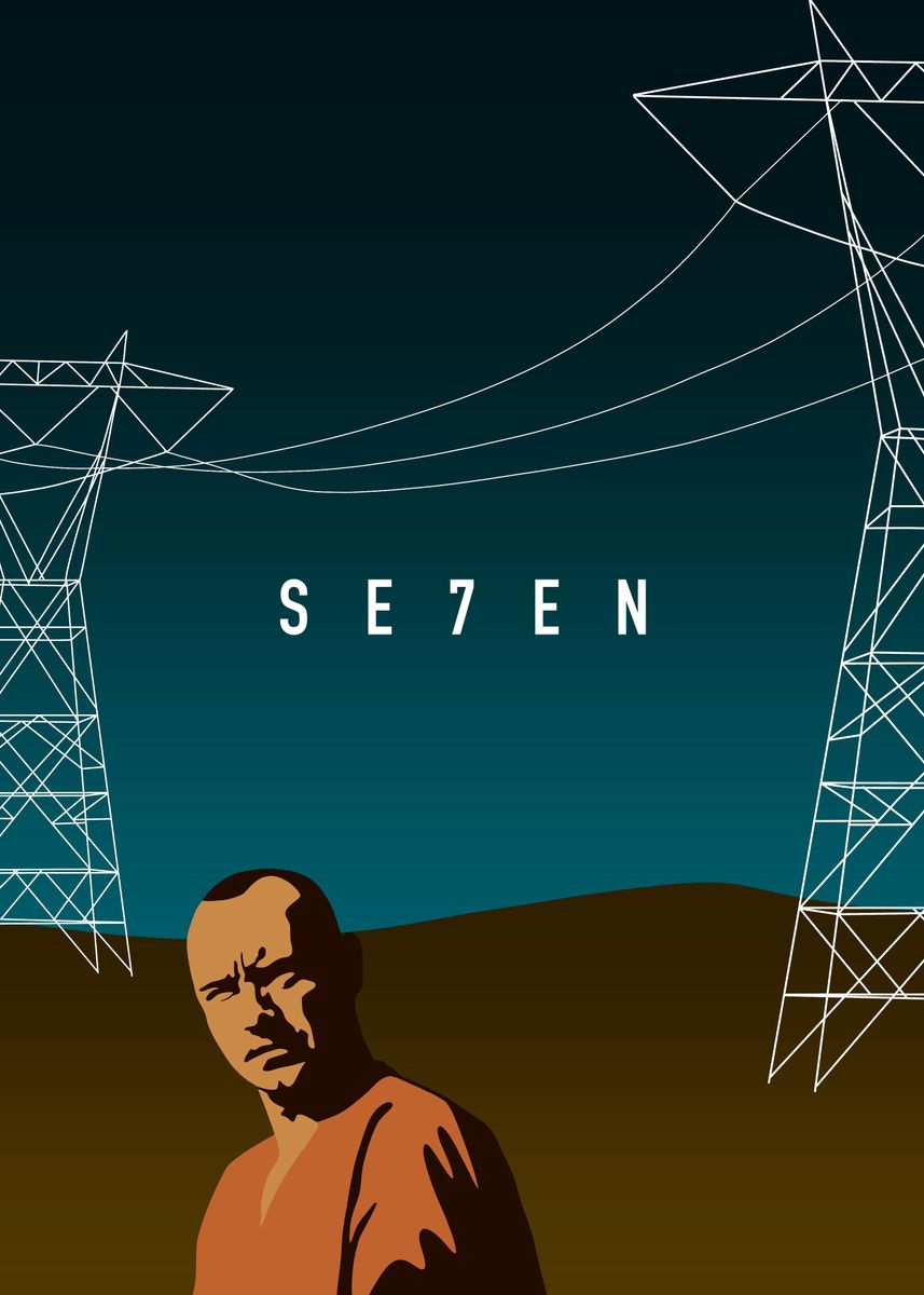 'Se7en' Poster, picture, metal print, paint by fay list.art | Displate