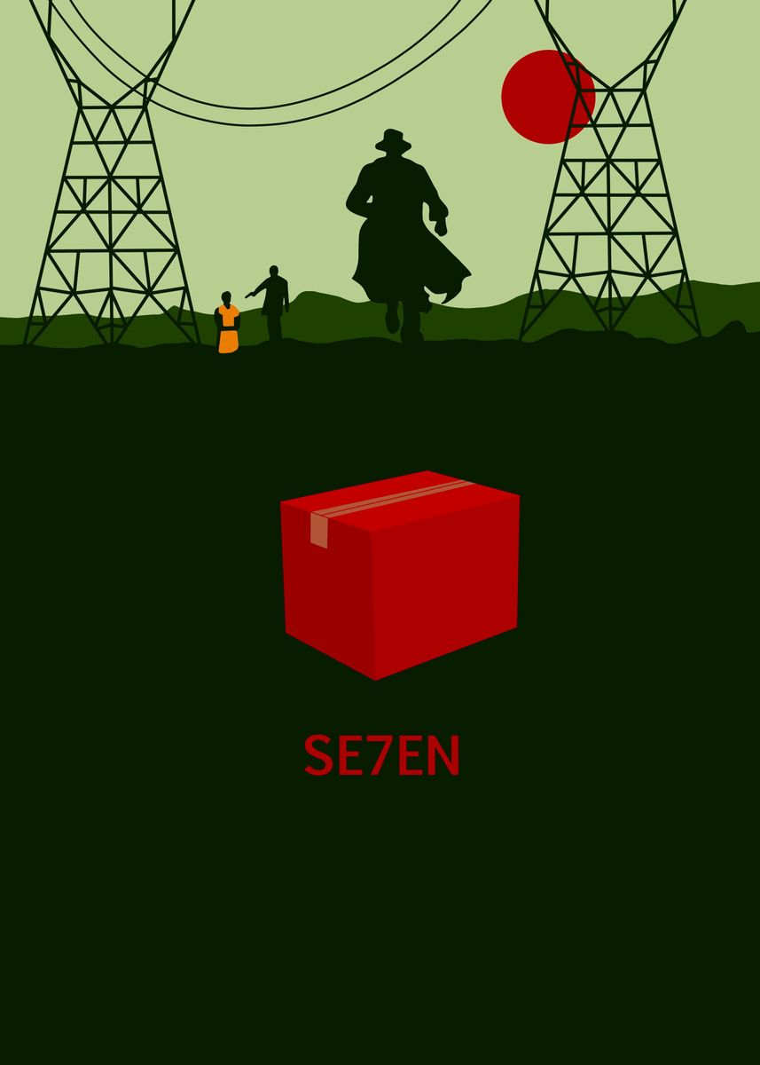 'Seven' Poster, picture, metal print, paint by fay list.art | Displate