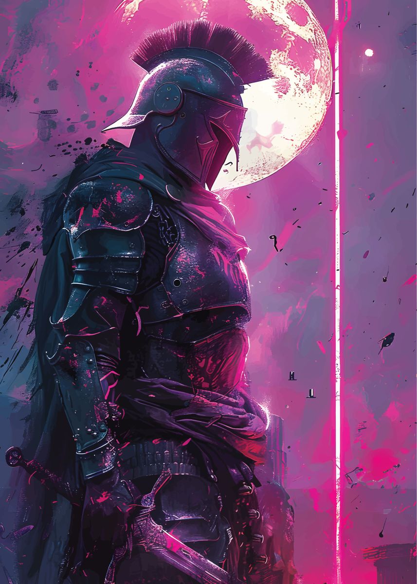 'Black Knight fantasy' Poster, picture, metal print, paint by sofian ...