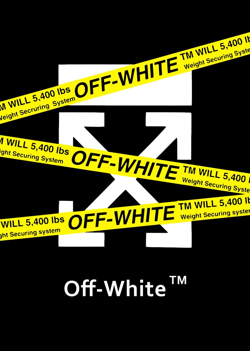 'Off White' Poster, picture, metal print, paint by Fudin Alfana | Displate