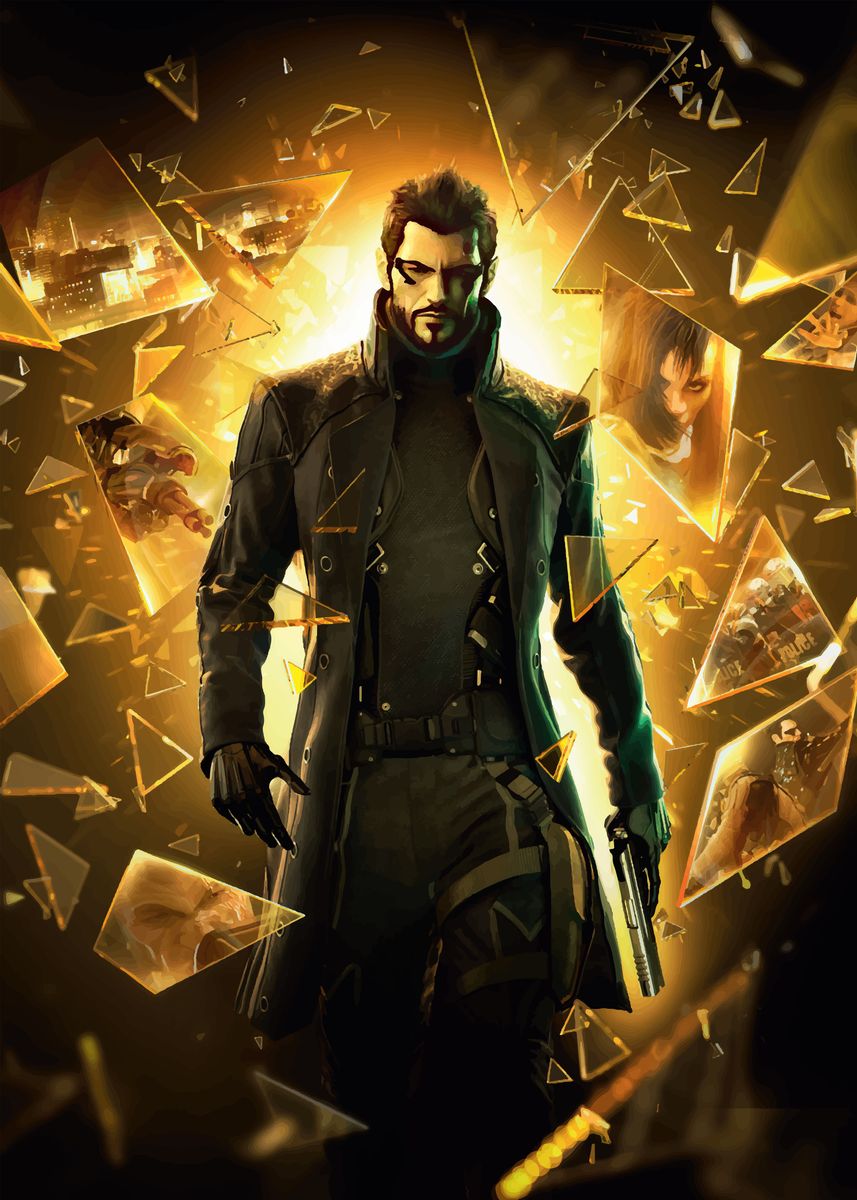 'DEUS EX' Poster, picture, metal print, paint by chevia sss | Displate