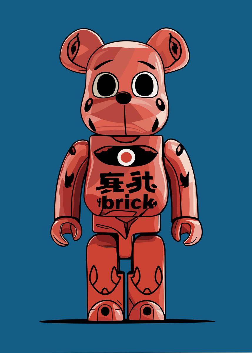 'Bearbrick toys' Poster, picture, metal print, paint by Boon Edgar ...