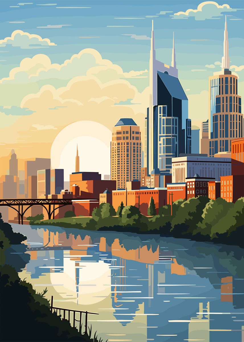 'City Life' Poster, picture, metal print, paint by Firgiant Nurfiansyah ...