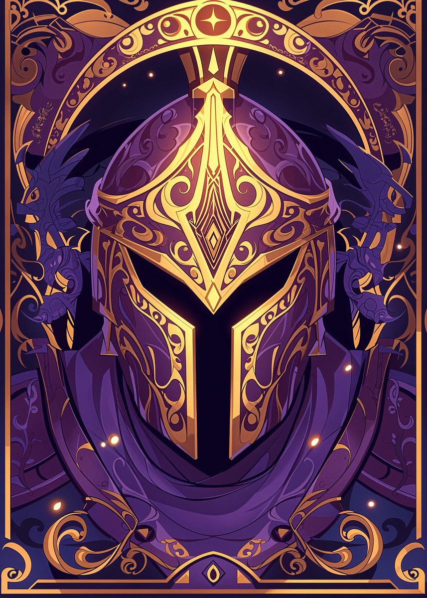 'Spartan Magic Card' Poster, picture, metal print, paint by SuperNova ...