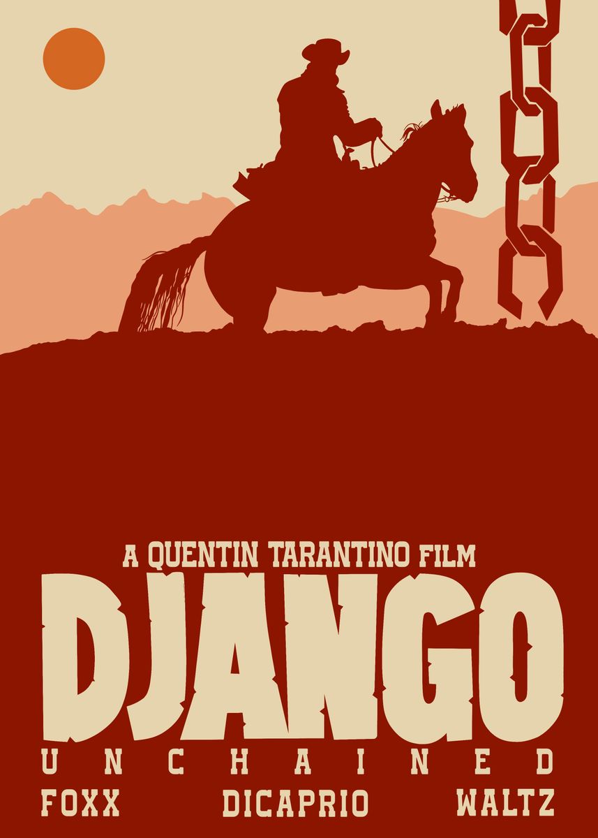 'Django' Poster, picture, metal print, paint by Biopic Studio | Displate