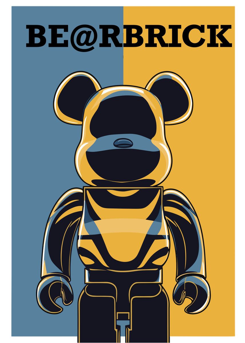 'Bearbrick ' Poster, picture, metal print, paint by Boon Edgar | Displate