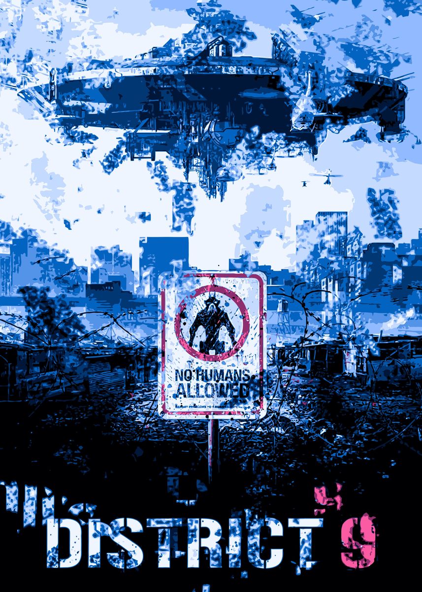 'District 13 Poster' Poster, picture, metal print, paint by KAL LAKAD ...