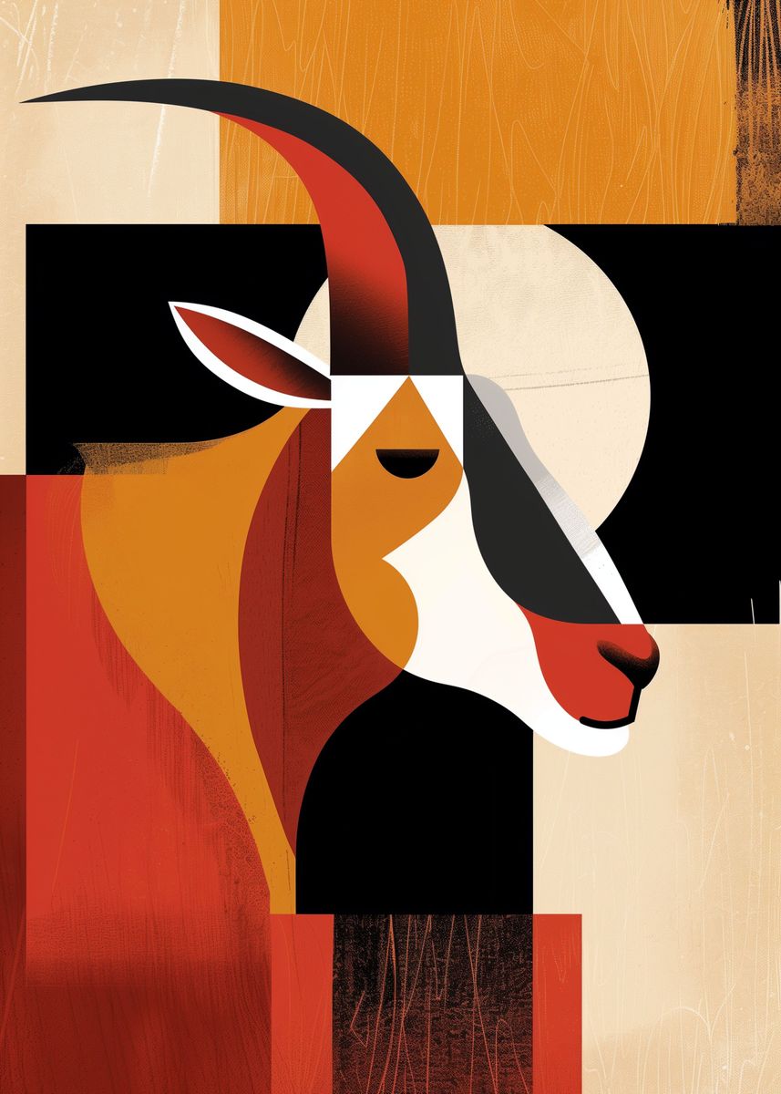 'Odd Goat' Poster, picture, metal print, paint by dostiphotography ...