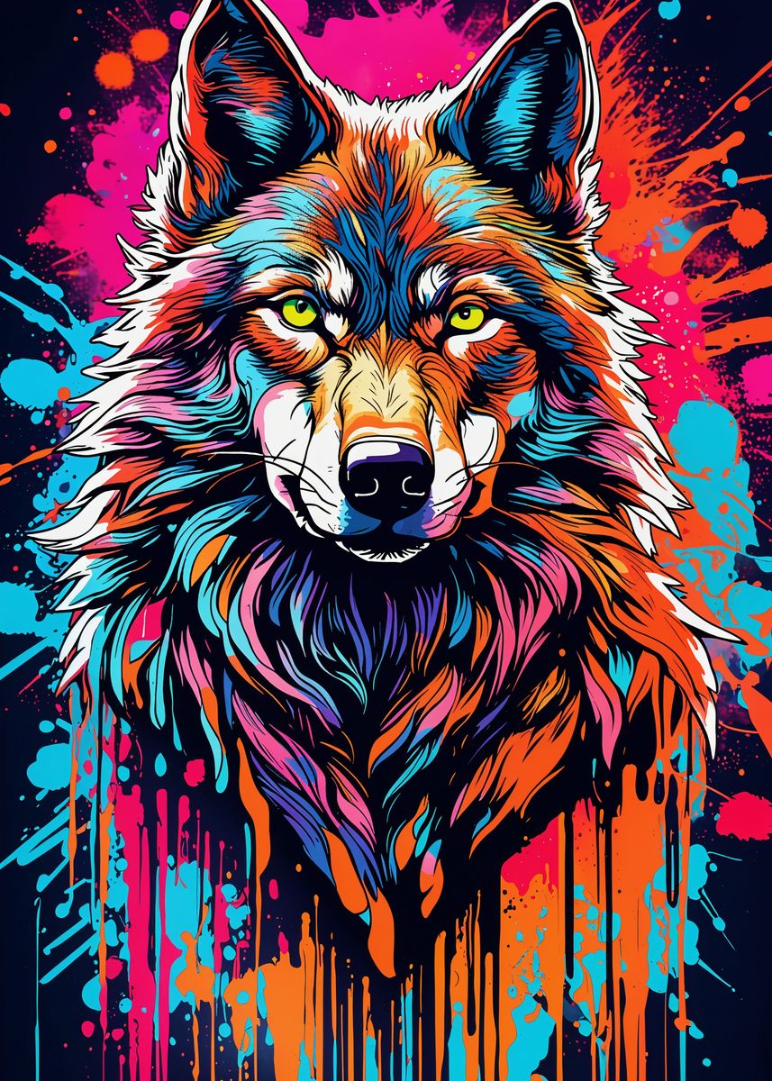 'Onyx' Poster, picture, metal print, paint by Art Attack | Displate