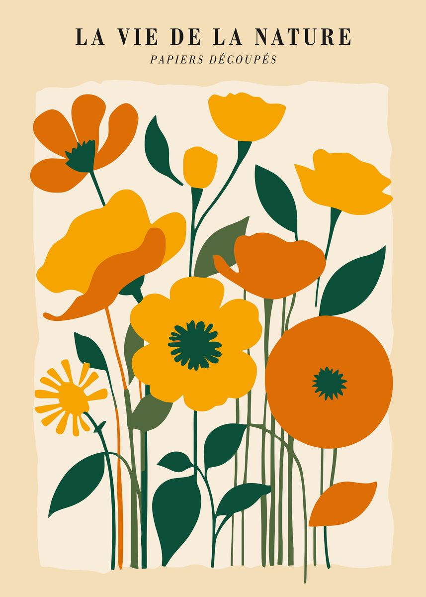 'Neutral Nature Art' Poster, picture, metal print, paint by HyggeStudio ...