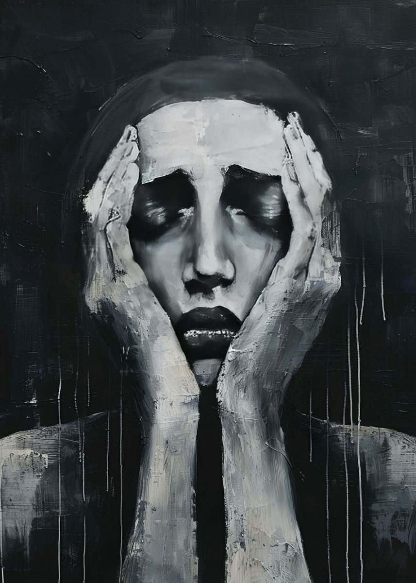 'Somber Reflection' Poster, picture, metal print, paint by Tollaru ...