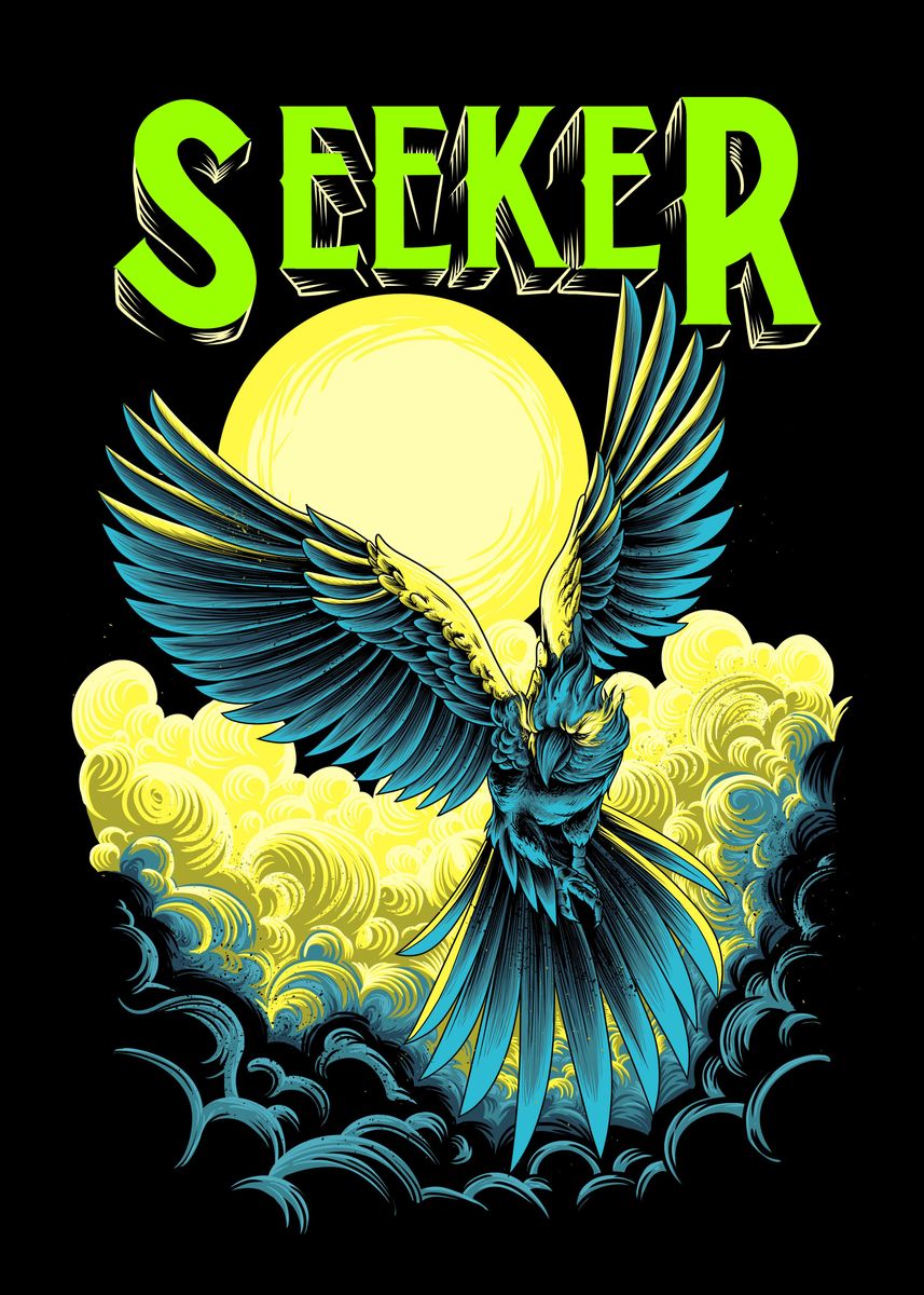 'seeker ' Poster, picture, metal print, paint by setiaone aone | Displate