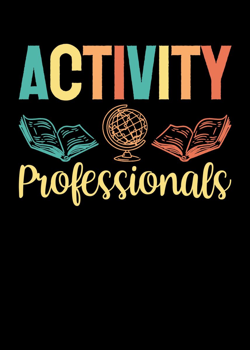'Activity Professionals' Poster, picture, metal print, paint by kritich ...