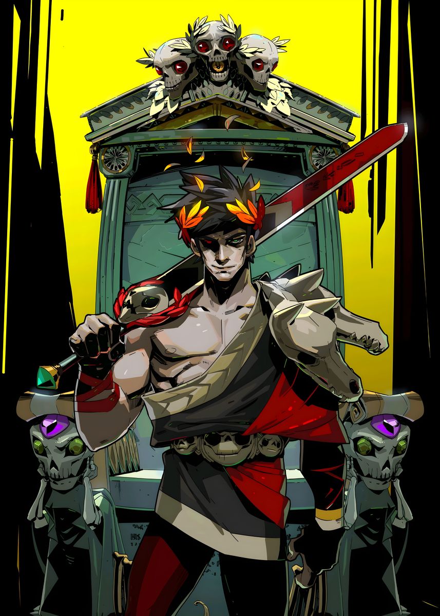 'Hades game' Poster, picture, metal print, paint by Movies Cars | Displate