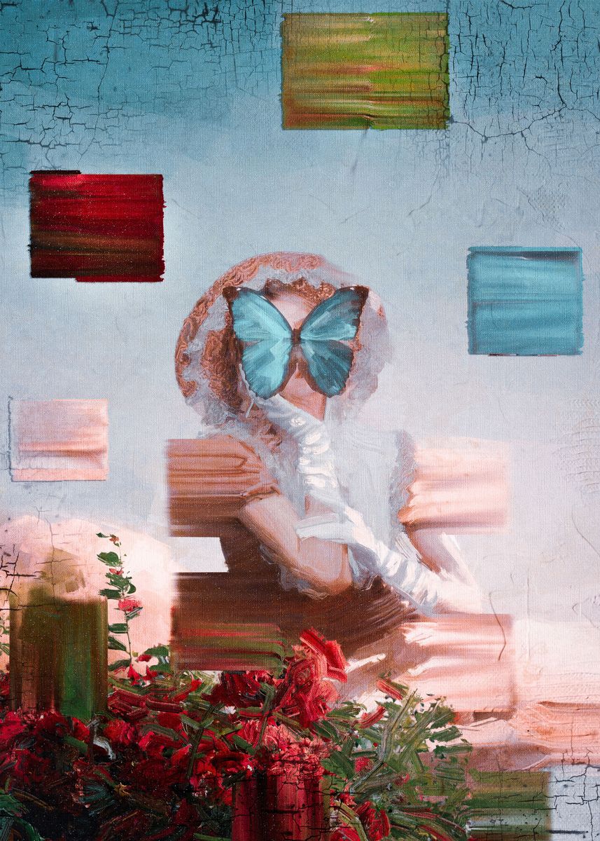 'Butterfly Surrealism Art' Poster, picture, metal print, paint by ...